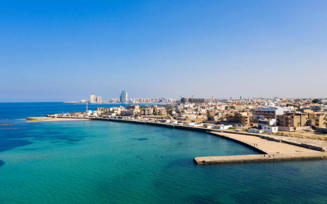 Capital,Of,Libya,,Tripoli,Seafront,Skyline,View - Aref Nayed Site